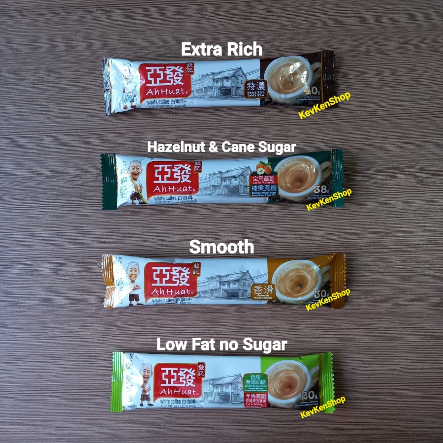Jual AH HUAT WHITE COFFEE ECERAN / SACHETAN | Shopee Indonesia