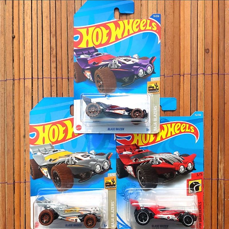 Jual HOTWHEELS BLADE RAIDER 2021 MERAH SILVER 2022 UNGU - DRIFT KING OFF ROAD ORIGINAL MATTEL ...
