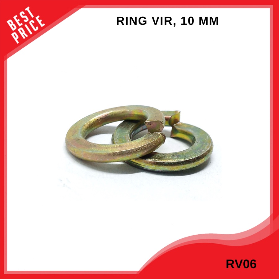Jual Ring Per Ver Vir Belah Kuning (10 mm) (0,39 Inch) Dim Spring ...
