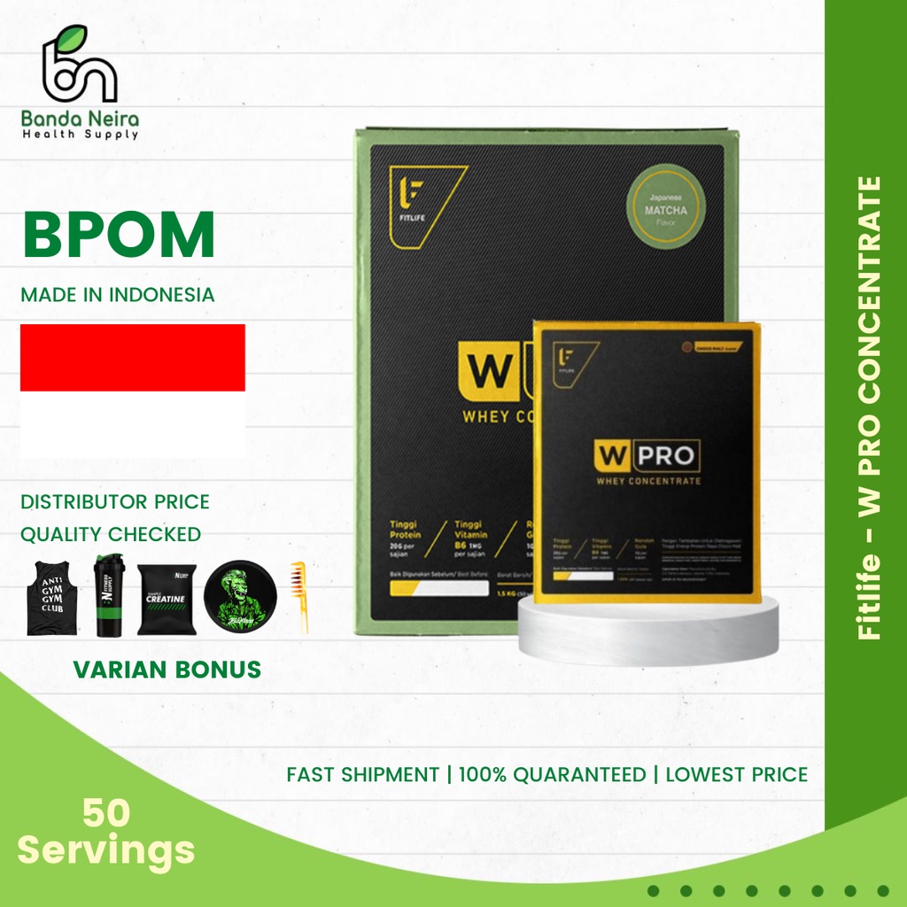 Jual FITLIFE WPRO Whey Protein Concentrate | Shopee Indonesia