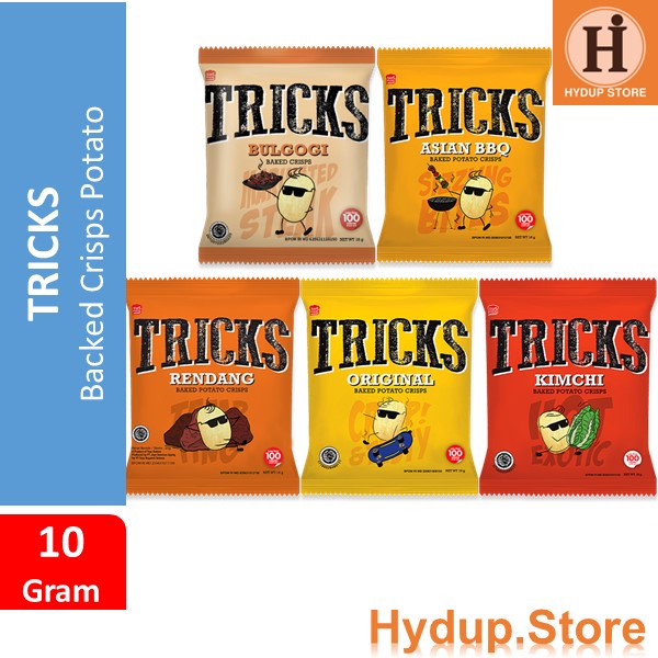 Jual Tricks Baked Crips Biskuit Kentang Kemasan 15 Gram | Shopee Indonesia