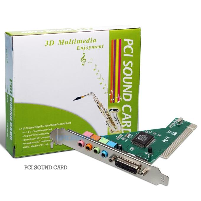 Jual PCI SOUND CARD STANDART / PCI AUDIO CARD MURAH | Shopee Indonesia