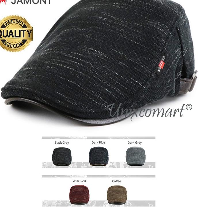 Jual Topi Newsboy Jamont DOTTED LINE Flat Hat Pelukis Patino Sutradara ...