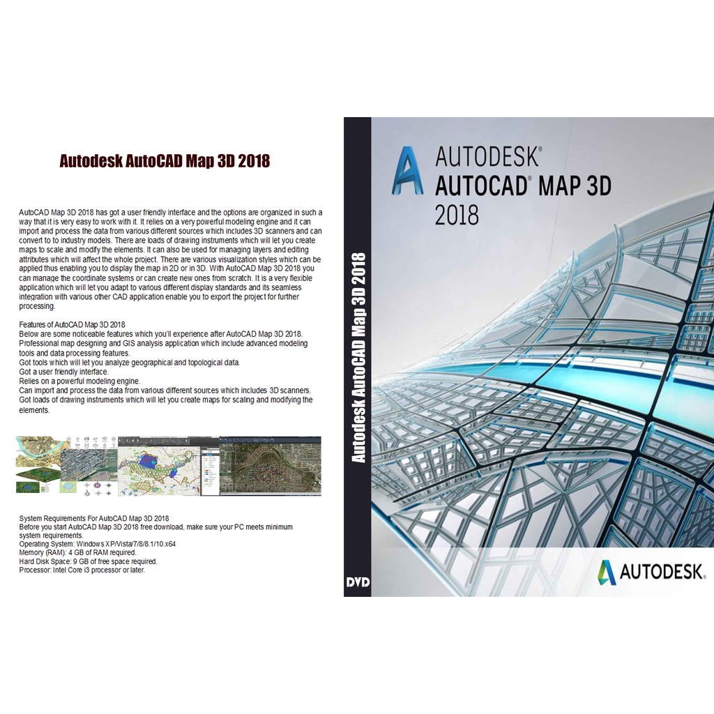 Jual Auto-desk Auto-CAD Map 3D 2018.jpg | Shopee Indonesia