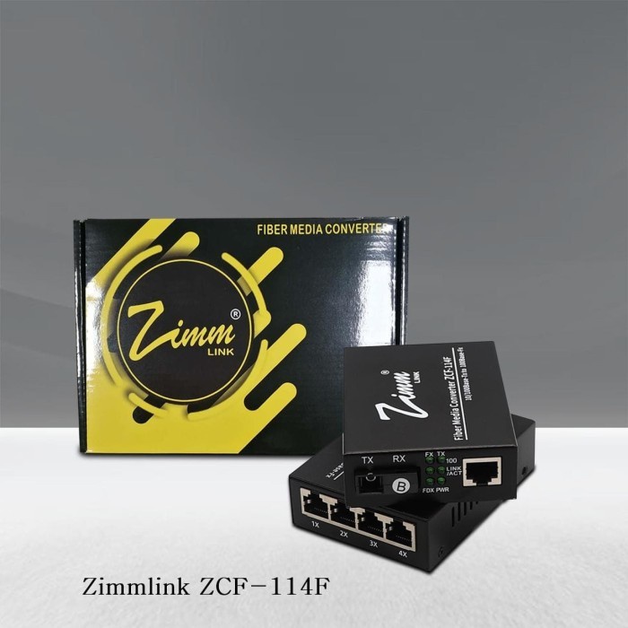 Jual MEDIA CONVERTER ZIMM ZCF-114F | Shopee Indonesia