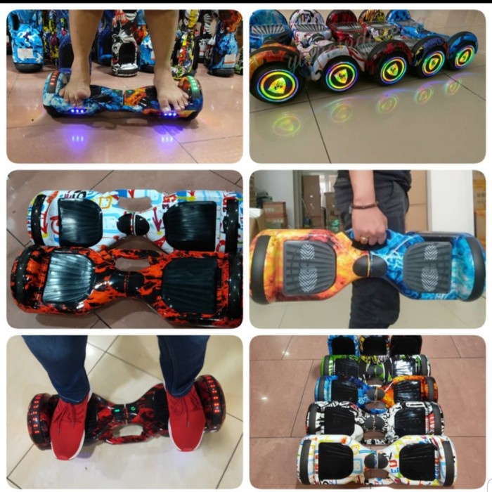Jual Smart balance wheel 6,5inch new bluetooth led / Hoverboard ...
