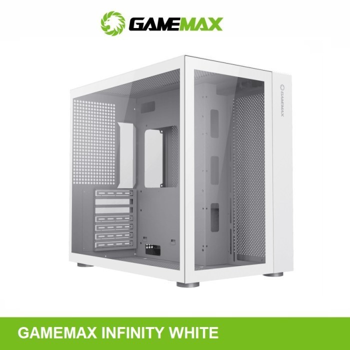 Jual PC Case Gamemax Infinity White ATX Gaming | Shopee Indonesia