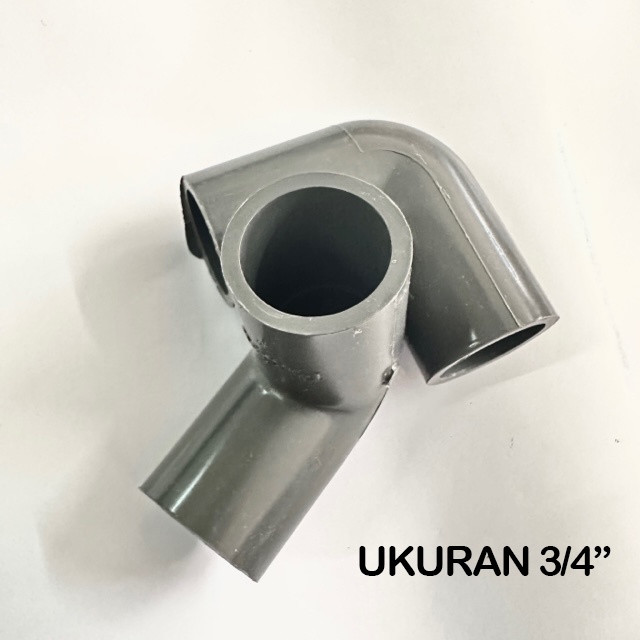 Jual Knee PVC/ Sambungan Pipa PVC L/ Fitting Pipa Elbow L 3/4 INCH PRALON | Shopee Indonesia