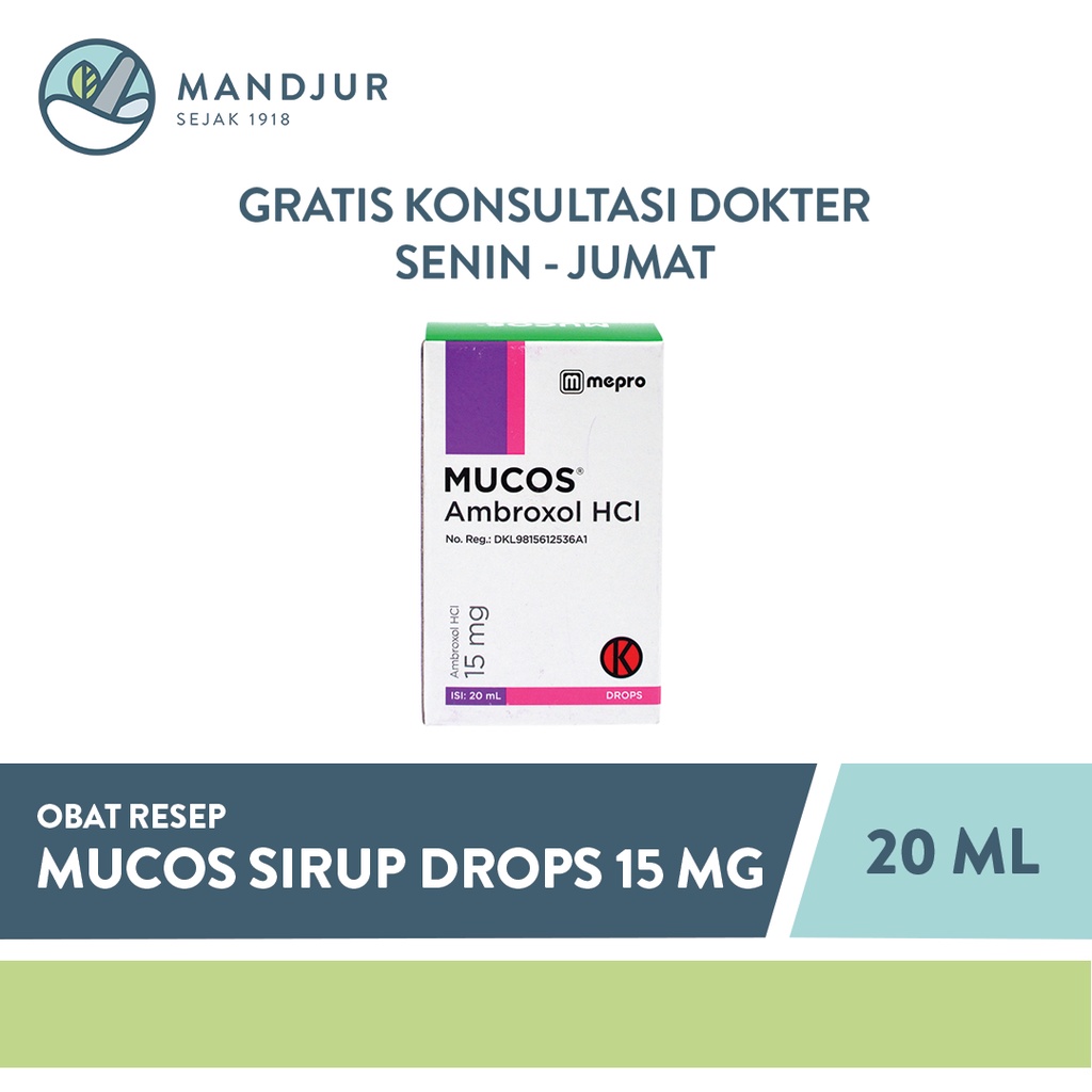 Jual Mucos Drops 20 ml | Shopee Indonesia