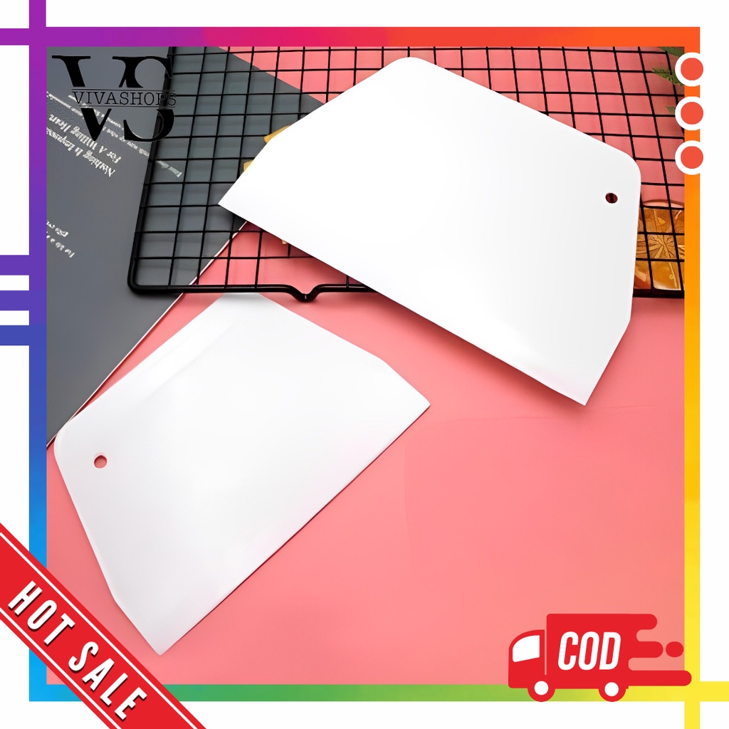 Jual Scraper Adonan Kue Pemotong Adonan Roti Dough Cutter Plastik Food ...