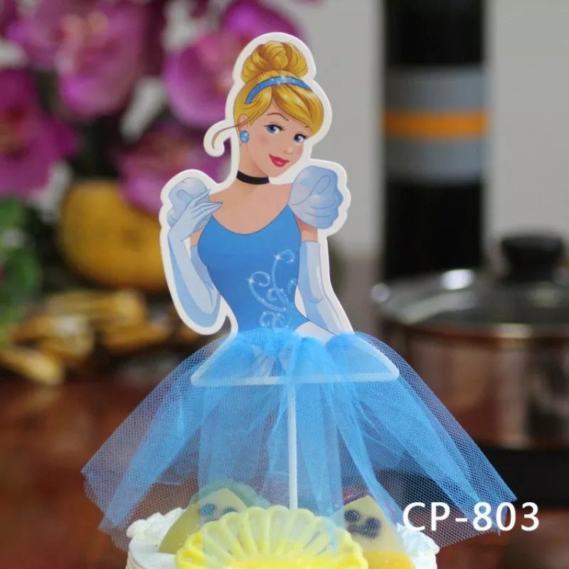 Jual DY PACK TOPPER CAKE DESAIN KARTUN DISNEY ,SOVIA,PRINCESS,HIASAN ...
