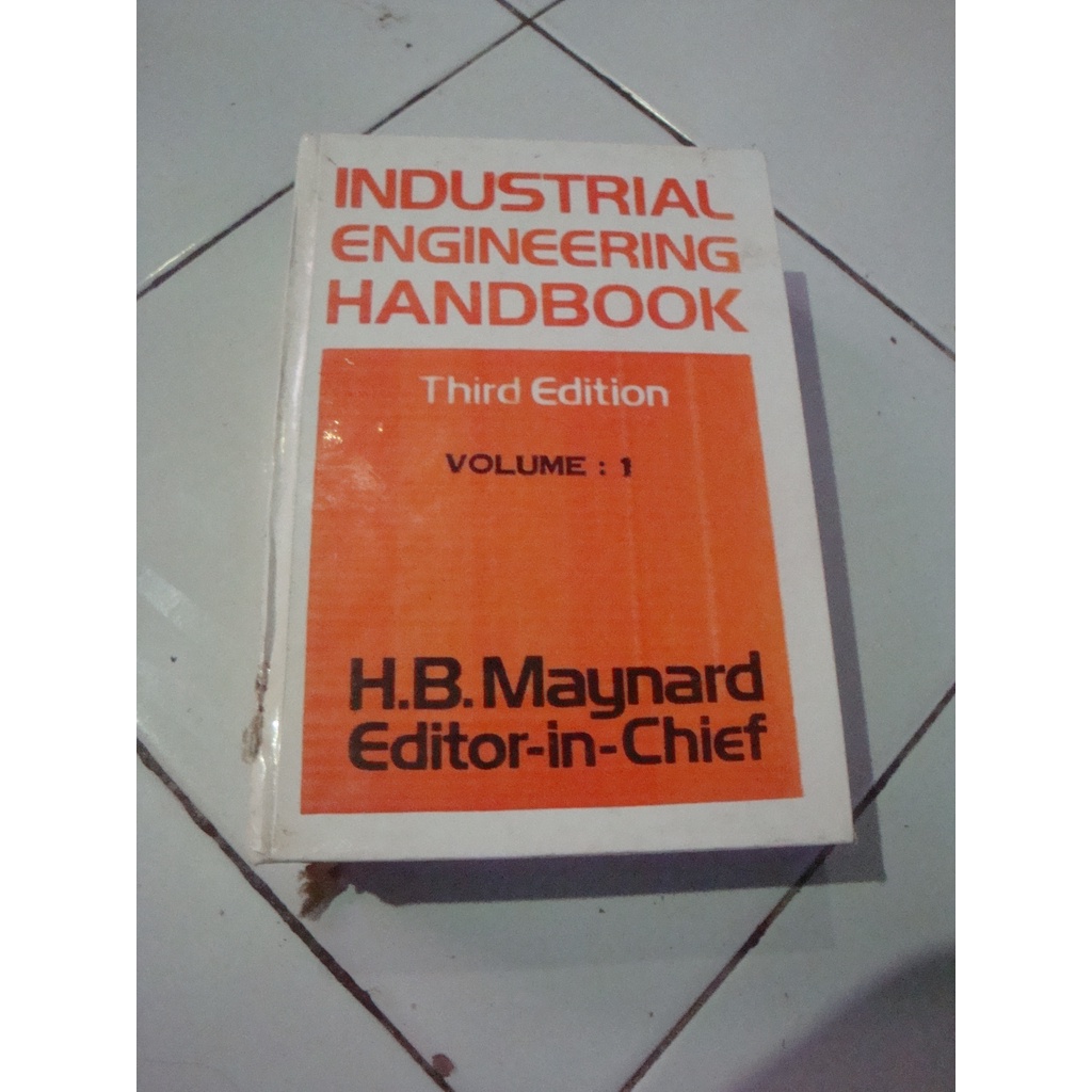 Jual INDUSTRIAL ENGINEERING HANDBOOK 1 | Shopee Indonesia