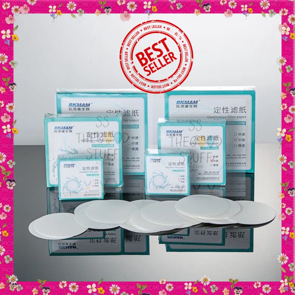 Jual 100pcs/Pack Kertas Saring Bulat Kertas Filter Laboratorium ...