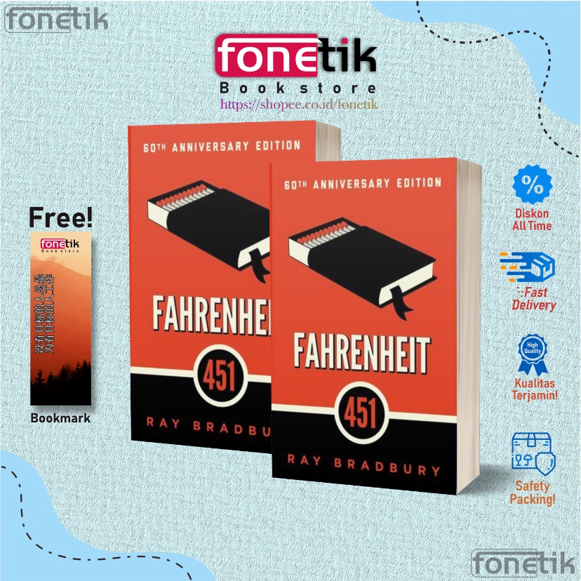 Jual Fahrenheit 451 by Ray Bradbury (English Version) | Shopee Indonesia