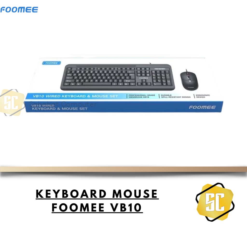 Jual Keyboard Mouse Foomee Vb10 Shopee Indonesia