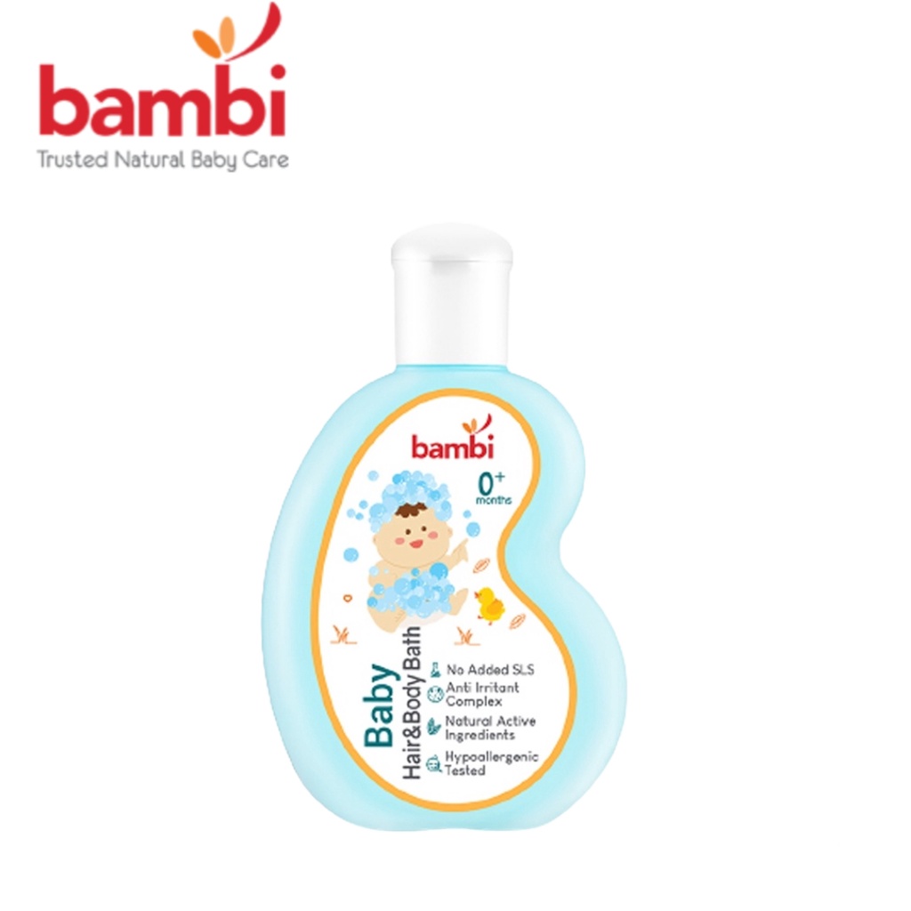 Jual Bambi Baby Hair & Body Bath 2 in 1 100ml | Sabun & Shampoo Untuk ...