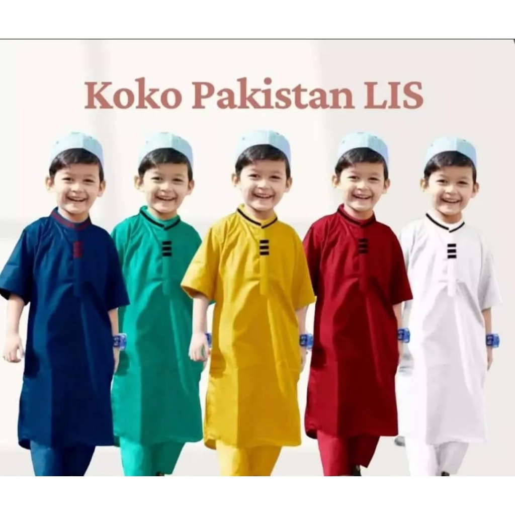 Jual Koko Pakistan List Kids - Koko Anak Laki-Laki Terlaris Spesial ...