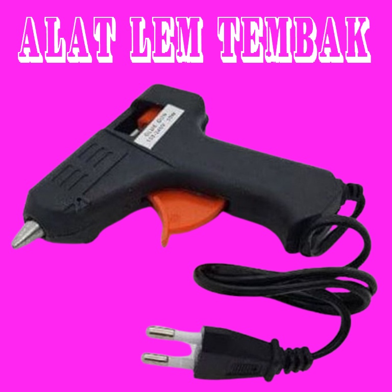 Jual Alat lem tembak glue gun 20watt 20w lem lilin lem bakar | Shopee ...