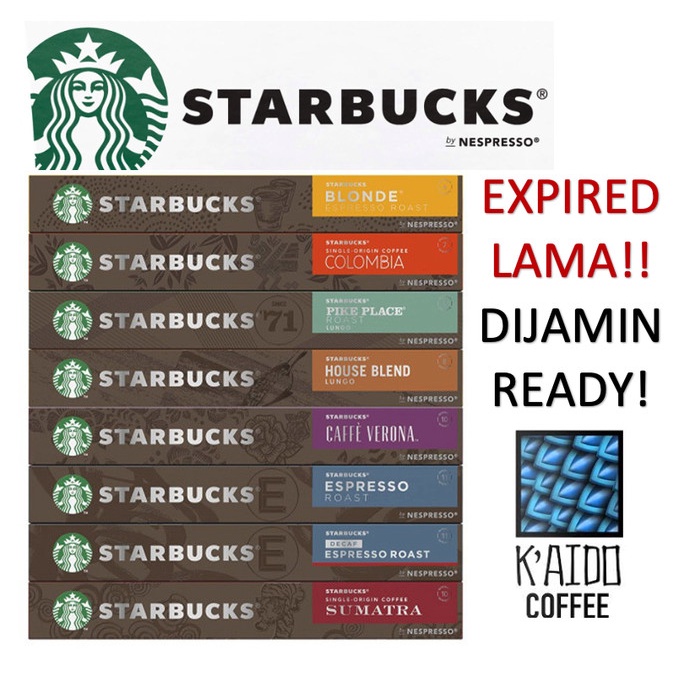 Jual Nespresso Starbucks Coffee Capsule Capsules Kopi Kapsul Lungo ...