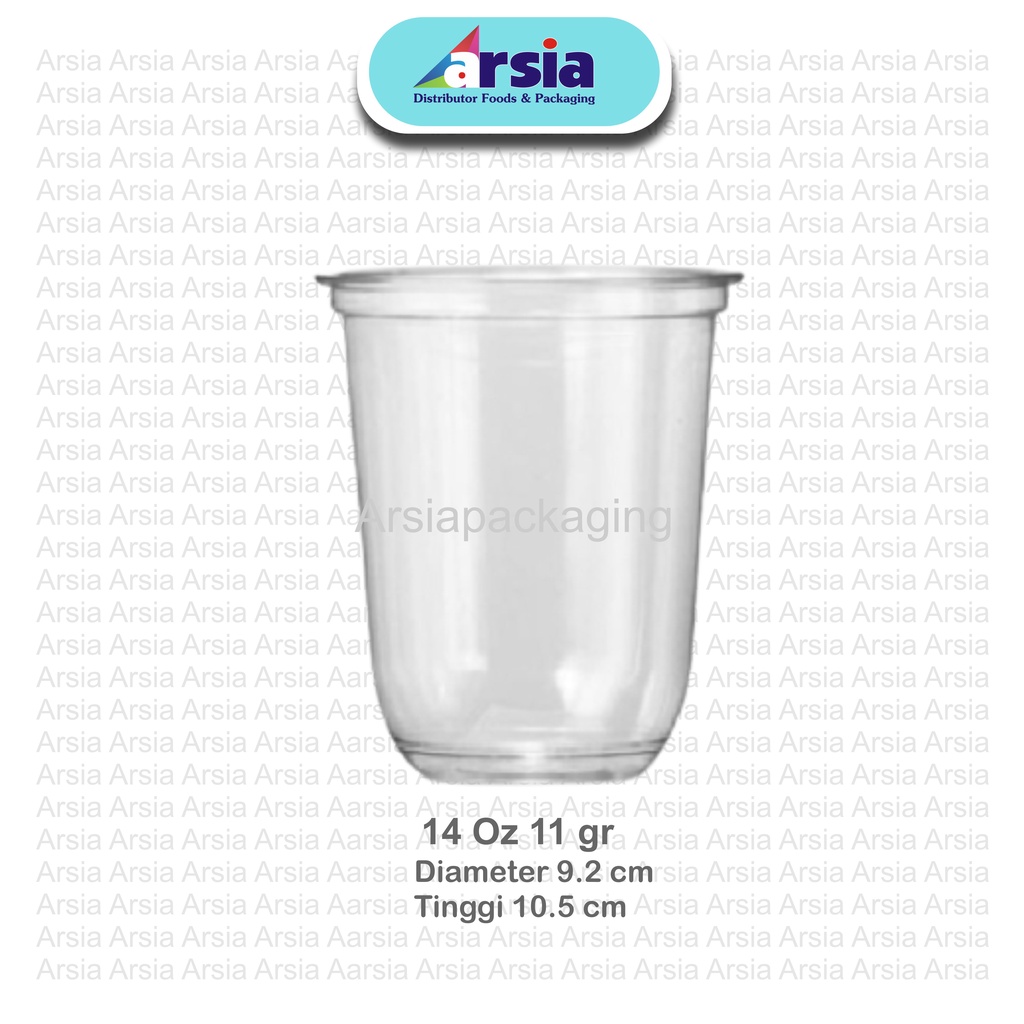 Jual Cup Oval/Cup Plastik- 8 Oz/12 Oz/14 Oz - POLIPACK (arsiapackaging ...
