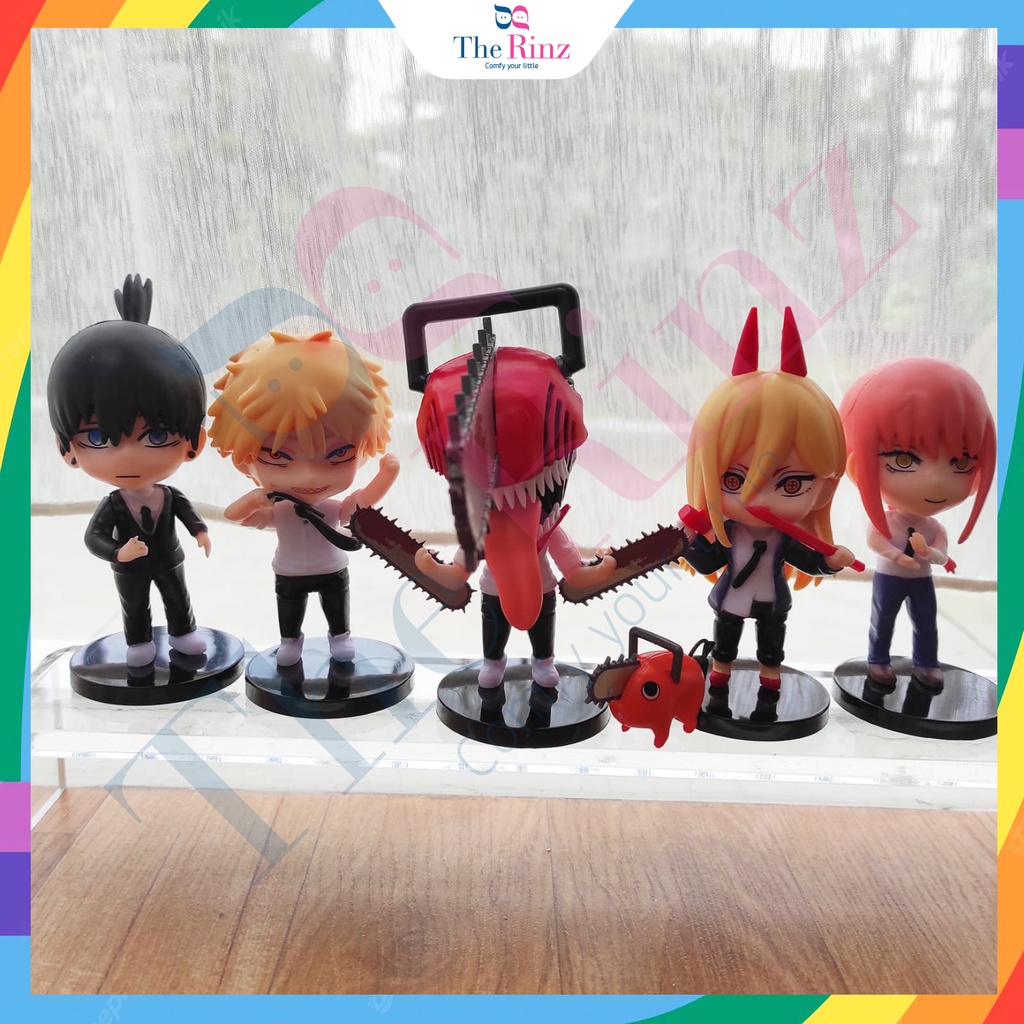 Jual ACTION FIGURE CHAINSAW MAN DENJI POWER POCHITA TOPPER CAKE MAINAN ...