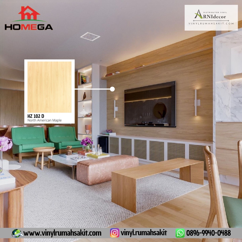 Jual HPL Homega HZ 102 D - North American Maple | Shopee Indonesia