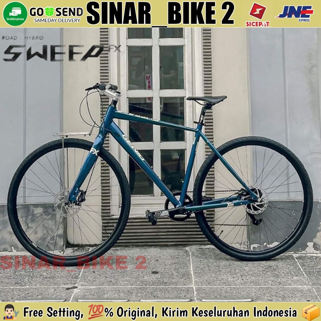Jual Sepeda Hybrid GENIO SWEEP FX Alloy 10 Speed Balap Road Bike ...