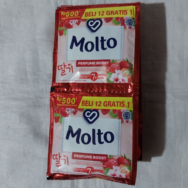 Jual MOLTO PEWANGI RENTENG Rp500 (1 renteng) | Shopee Indonesia