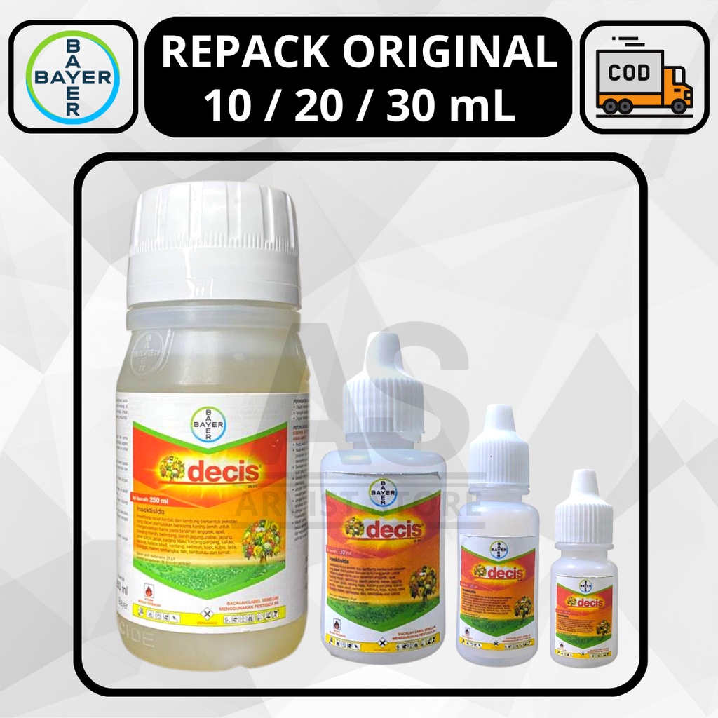 Jual Insektisida DECIS 25 EC Kemasan Repack 10 / 20 / 30 ML Pestisida ...
