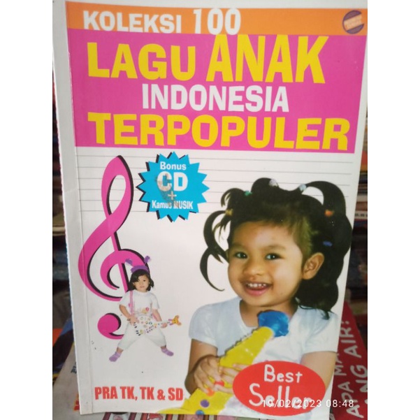 Jual buku koleksi 100 lagu anak Indonesia terpopuler | Shopee Indonesia