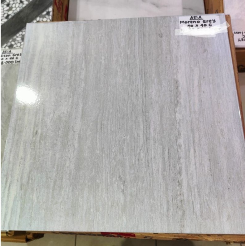 Jual Keramik Lantai Asia Murano Grey 40x40 kw3 | Shopee Indonesia