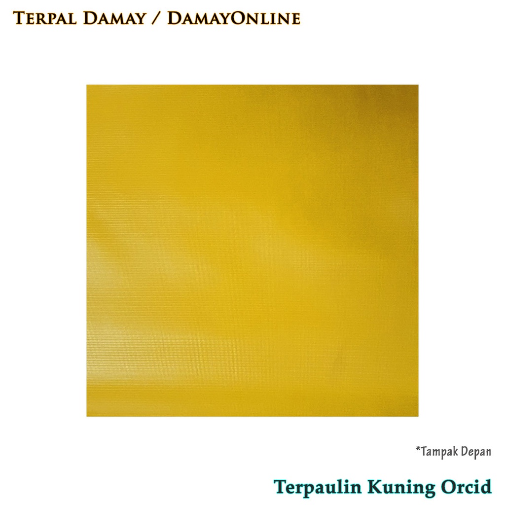 Jual Terpaulin PVC Jadi Kuning Orcid ( Ukuran Bebas / M2 ) | Shopee ...