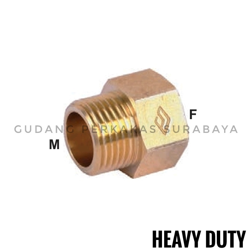 Jual HEAVY DUTY VERLOP RING 1/2 M x 1/2 F VERLOP RING VERLUP RING ...