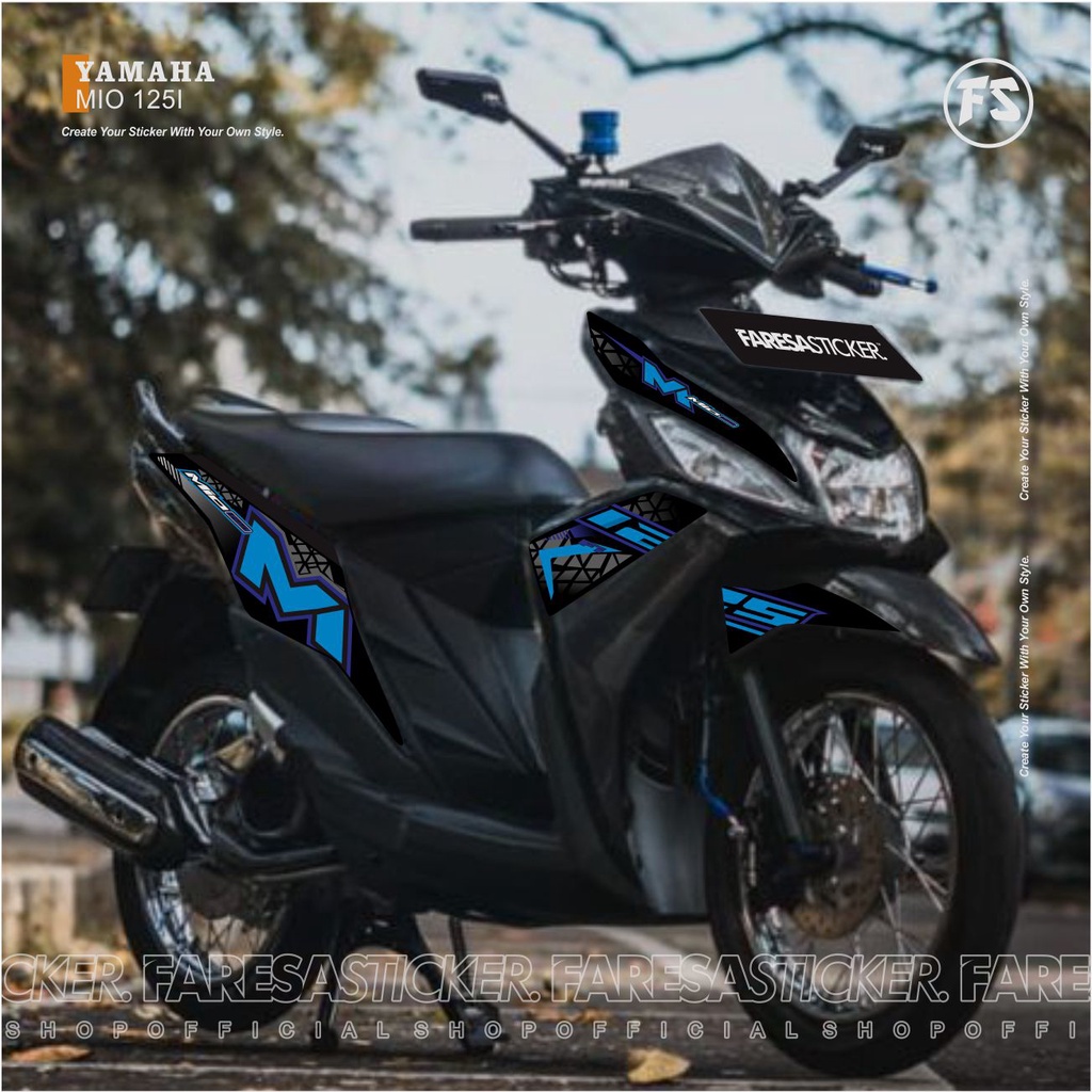 Jual F1 Striping YAMAHA MIO 125I (MIO M3) S, Z, SOLARIZ | sticker ...