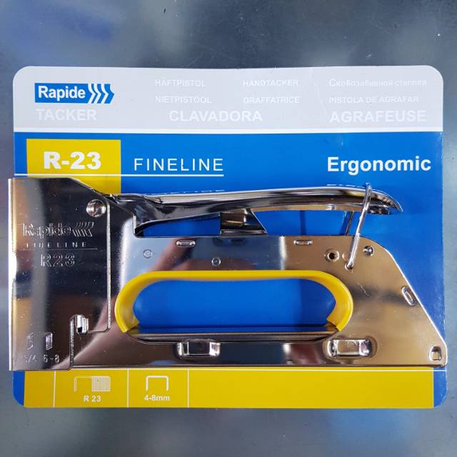 Jual NEW RAPIDE Stapler Gun Tacker R23 - Staples Hekter Gun Tembak ...