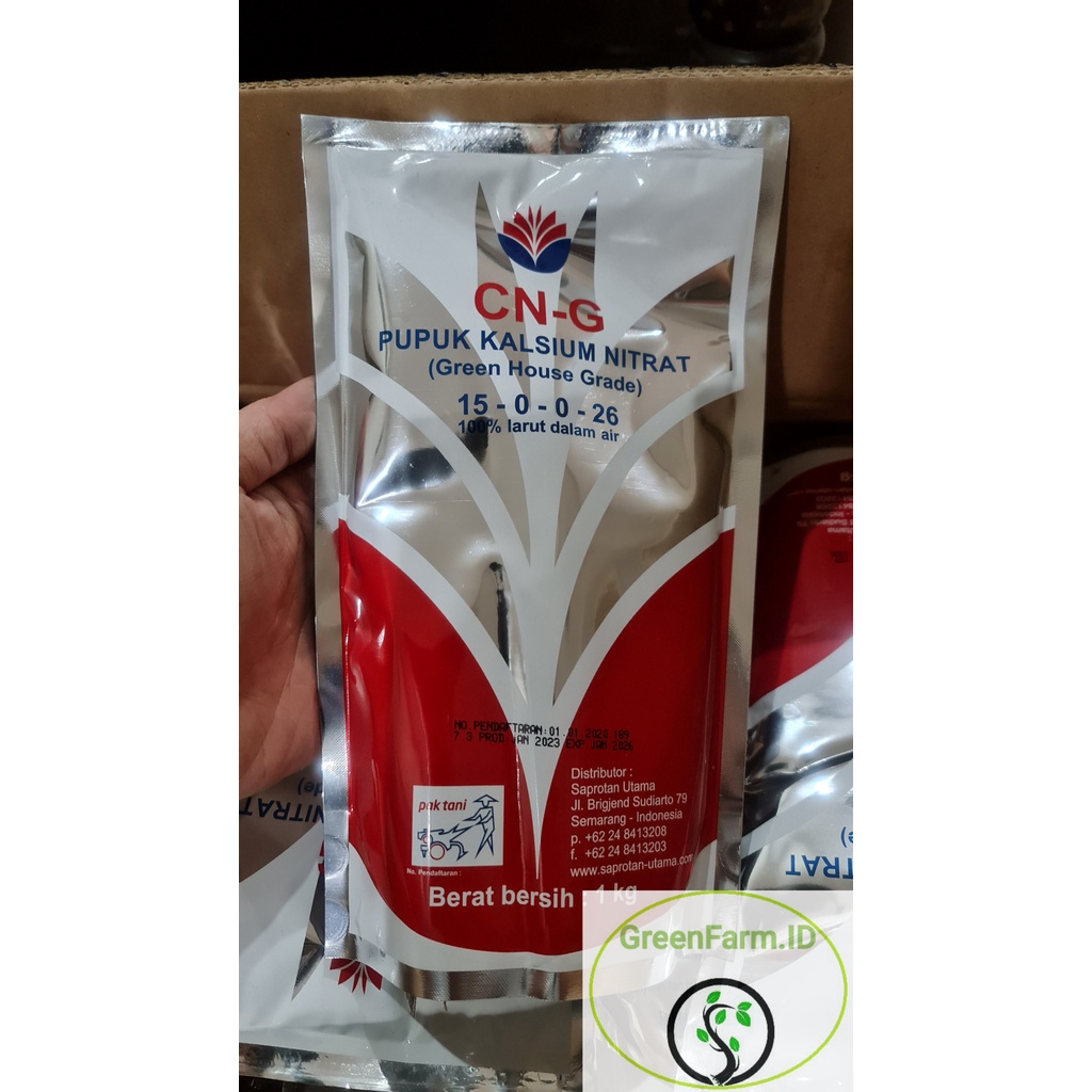 Jual Pupuk Kalsium Nitrat CN-G Pak Tani 1 kg | Shopee Indonesia