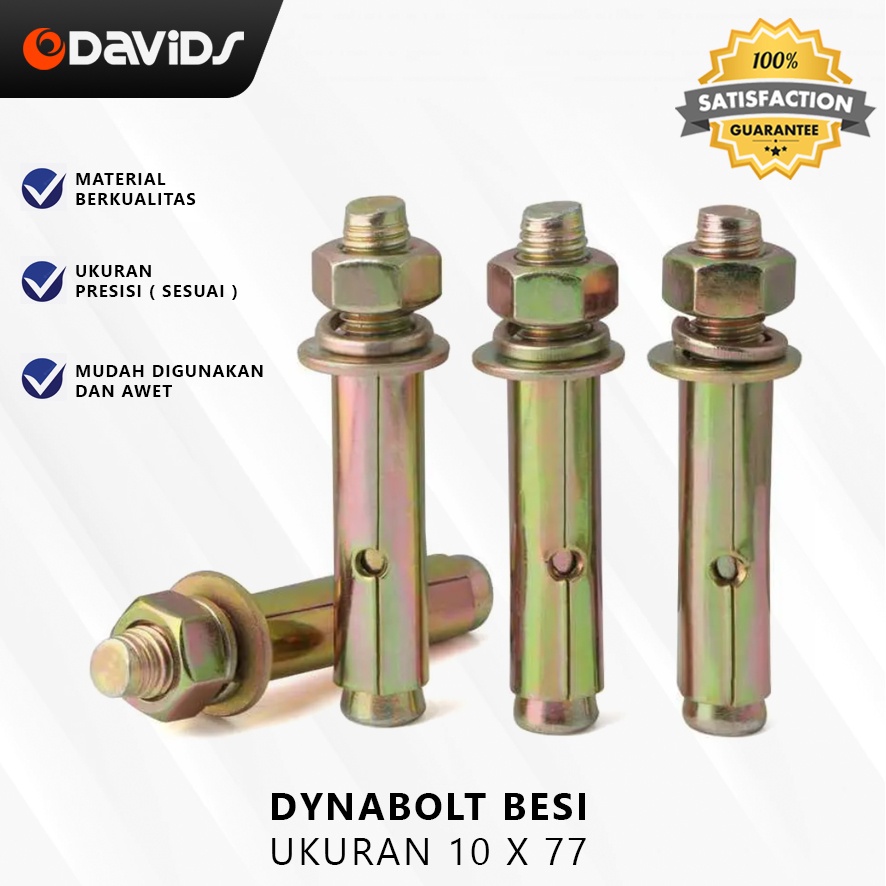 Jual Dynabolt Besi10 x 77 / Dynabolt M10X77 / Dinabolt Baut Beton ...
