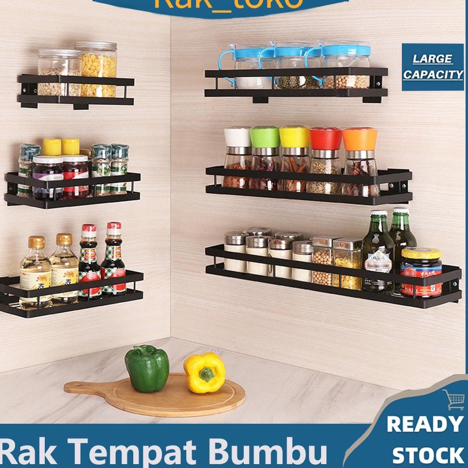 Jual Rak bumbu yang terpasang di dinding rak penyimpanan dapur rak ...