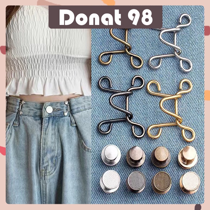 Jual [ COD ] Kancing Jeans Dapat Dilepas - Kancing Kait Gesper Denim ...