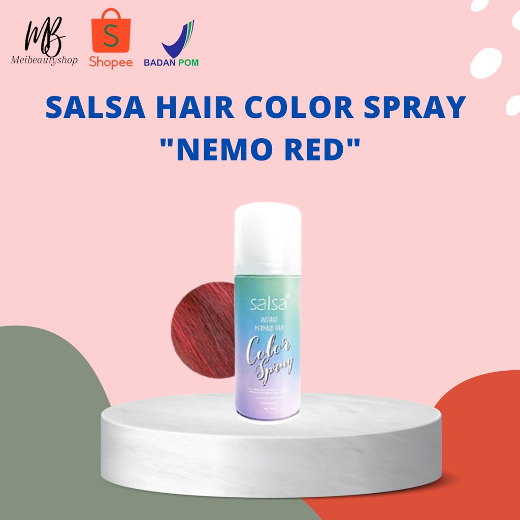 Jual Salsa Instant Mermaid hair colour spray semir rambut spray 80ml ...