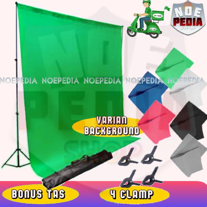 Jual Stand Background 3 Meter / Bracket Green Screen / Tiang Backdrop ...
