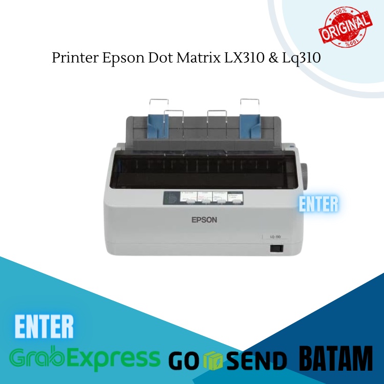 Jual Printer Epson Dot Matrix LX310 LX-310 LX 310 atau LQ310 LQ-310 LQ ...