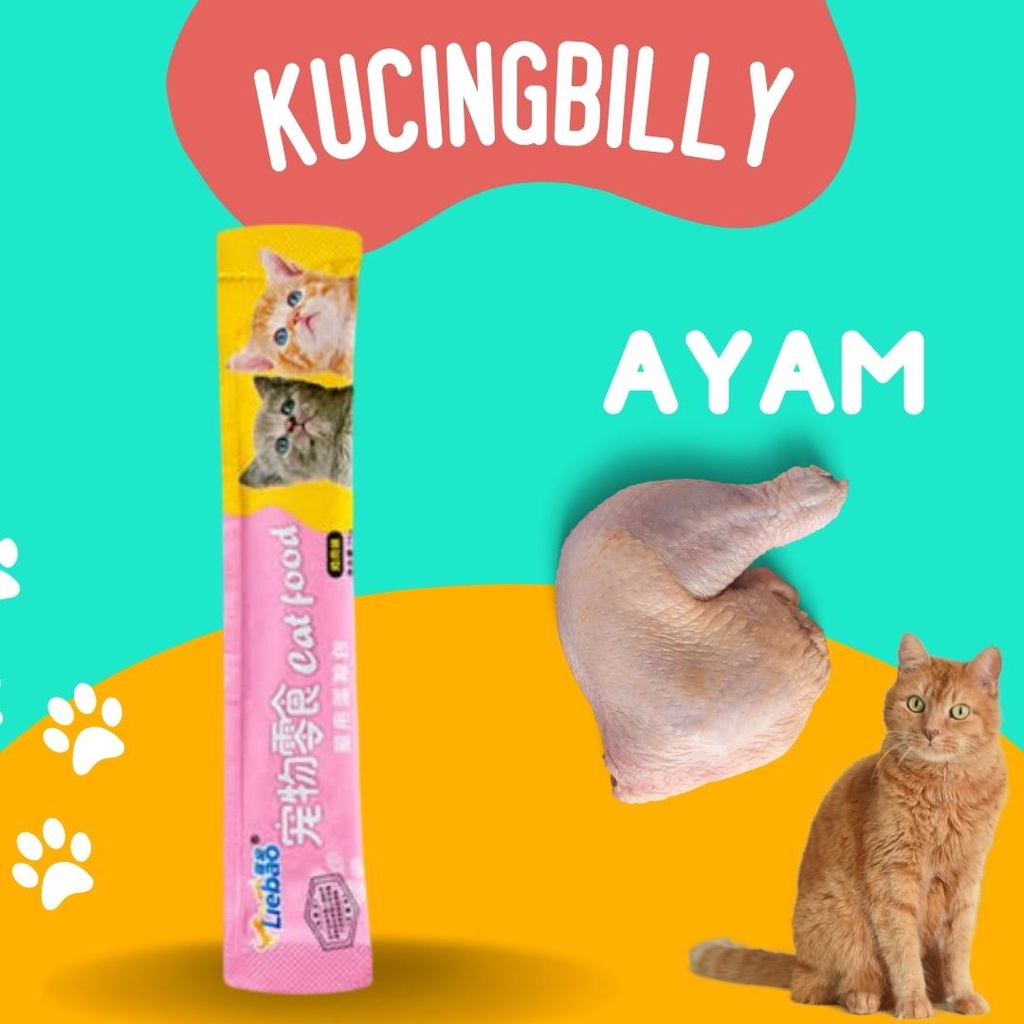 Jual Liebao cat snack kucing creamy 15gr | Shopee Indonesia