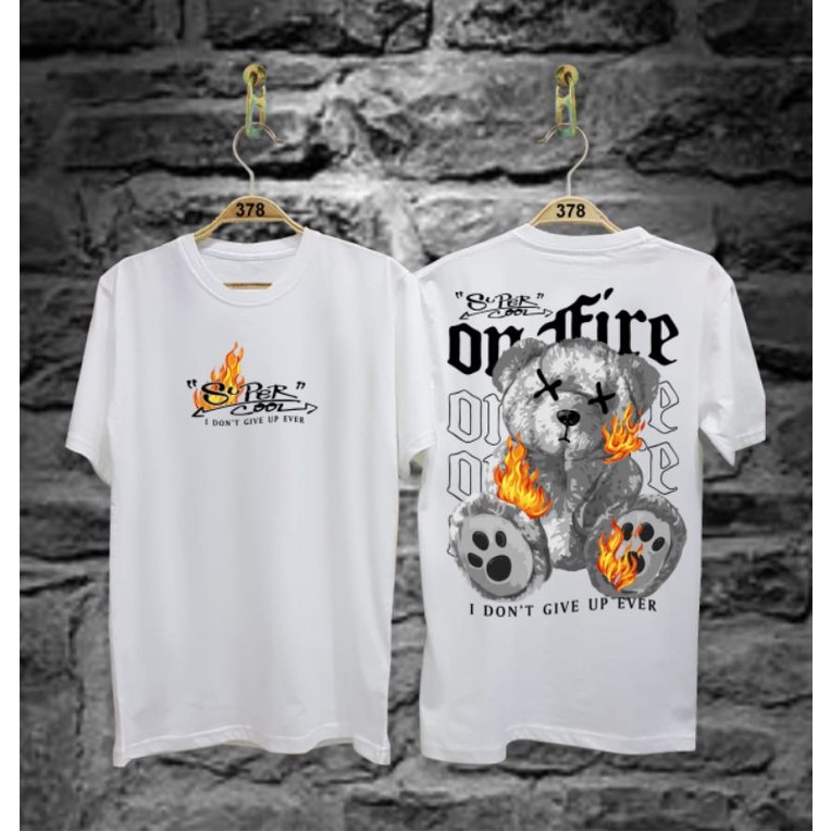 Jual Baju Kaos Beruang Karakter Unik/Baju Bear Yourself keren/Atasan ...