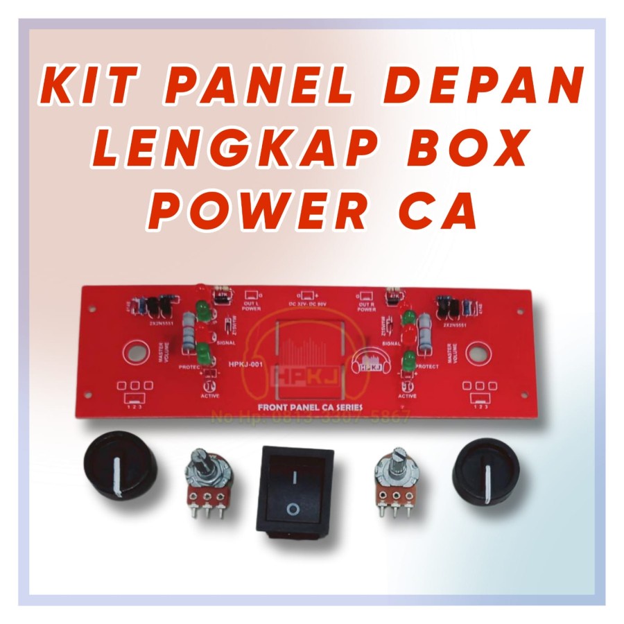 Jual PANEL DEPAN LENGKAP BOX POWER CA kit panel depan lengkap box ca | Shopee Indonesia