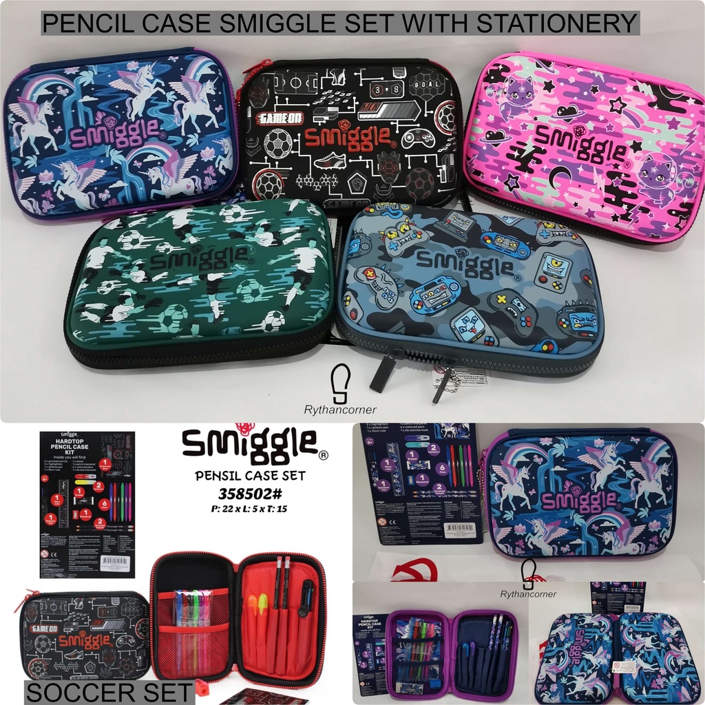 Jual Smiggle Hardtop Pencil Case Kit Set Pencil Case Dan Isi Shopee