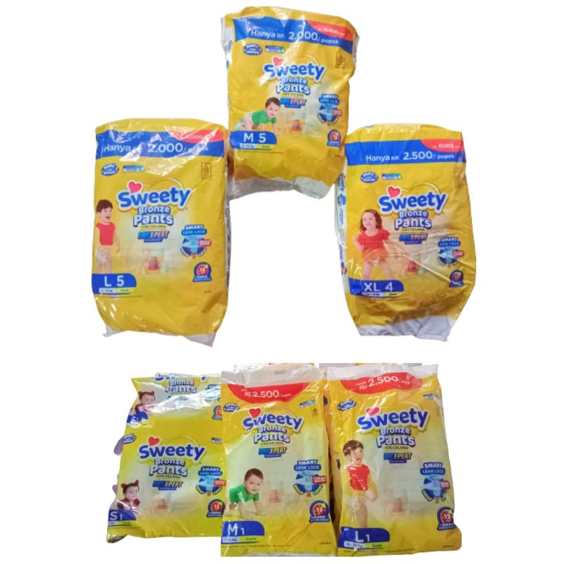 Jual Sweety Bronze Pants Dry Expert PACK M5-L5-XL4 / RENTENG S6-M6-L6 ...