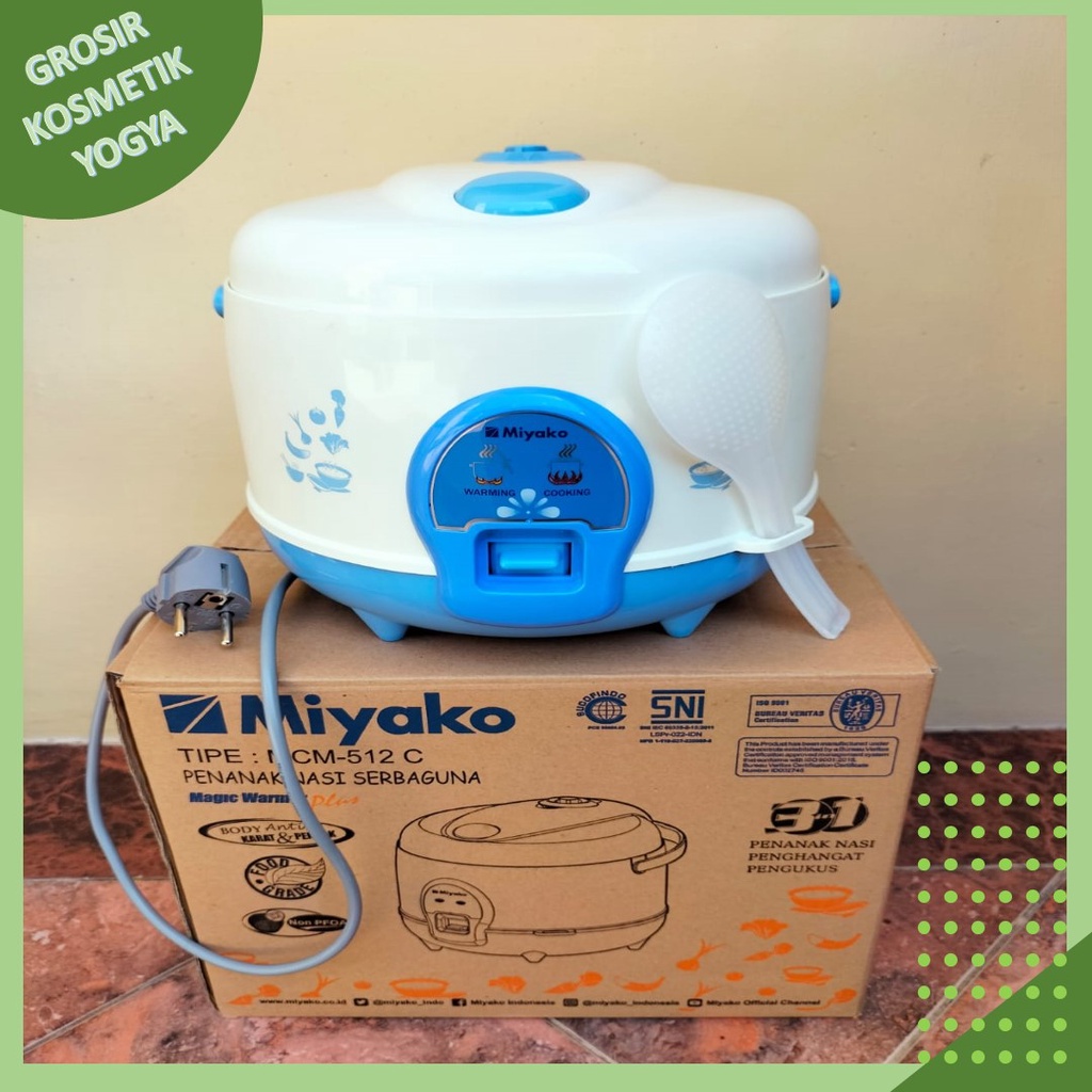 Jual Magicom Miyako 1,2L/ Rice Cooker/ Penanak Nasi Baru Bergaransi | Shopee Indonesia