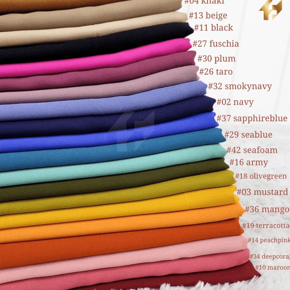 Jual Cek DisiniVv2V6 Kain Rayon Twill Premium FAMAS (100% Rayon ...