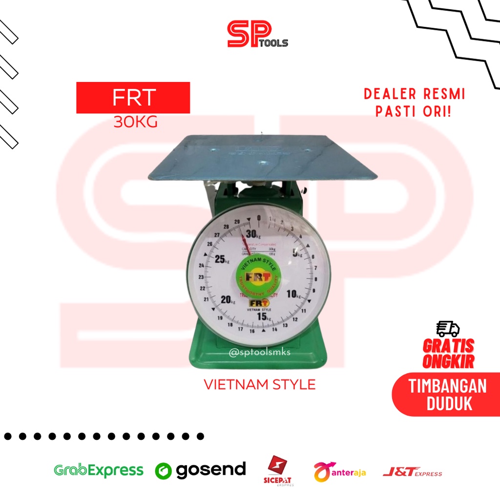Jual TIMBANGAN DUDUK 30KG ANALOG JARUM KUE / BUAH / SAYUR FRT MODEL ...